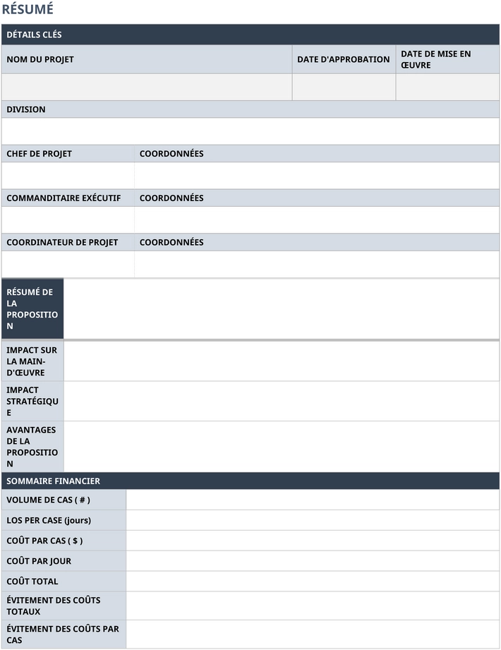 Modèle de proposition de projet Word : structure et design adaptés ...